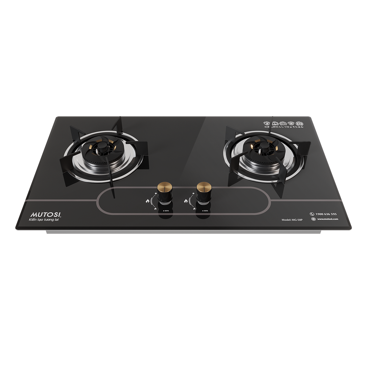 Bếp ga âm pin MUTOSI MG-58P